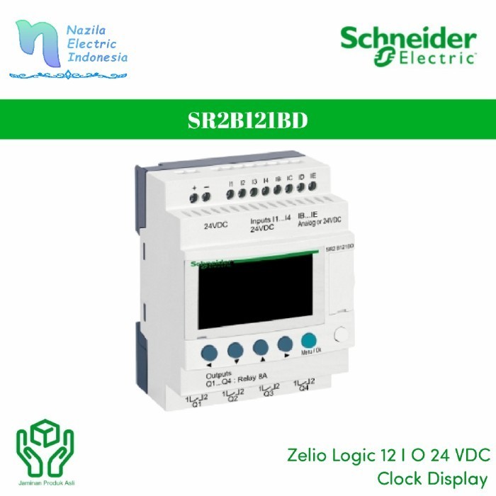 Jual SCHNEIDER ZELIO SR 12 I/O RELAY 24 VDC SR2B 121BD / SR2B121BD FLASH SALE! | Shopee Indonesia