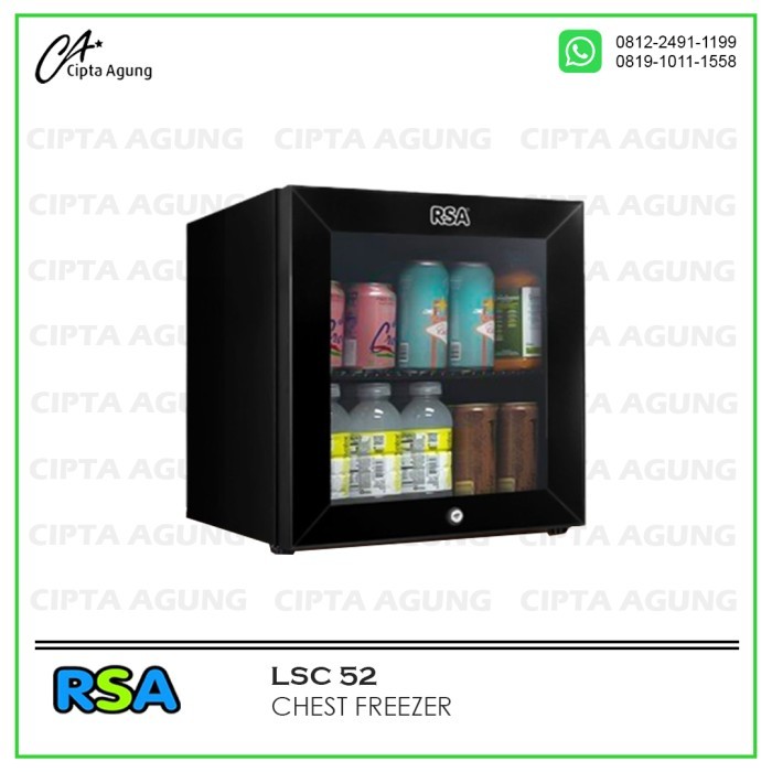 Jual Rsa Portable Showcase Display Cooler Lsc 52 Lsc52 Mini Bar Minibar ...