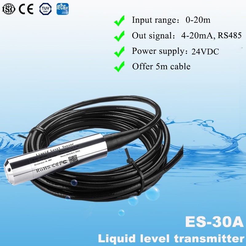 Jual Sensor Pengukuran Level Air 2wire 4 Wire Modbus RS-485 Lipatan ...