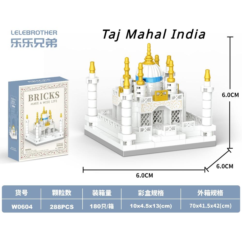 Jual Spesial Mainan Bricks Nano Block Taj Mahal India Bricks Bangunan ...