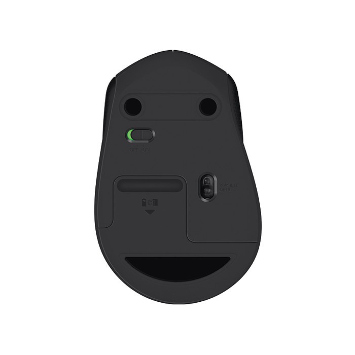 Jual Logitech Wireless Mouse Optical M331 Silent Plus M-331 Black ...