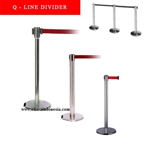 Jual JUAL TIANG ANTRIAN STAINLESS / JUAL TIANG ANTRIAN BANK / Q LINE ...