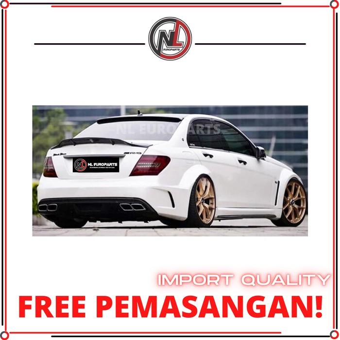 Jual Ducktail Mercedes Benz Mercy W204 Renntech Style Black Gloss ...