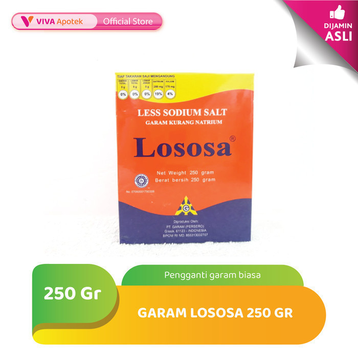 Jual Garam Lososa Rendah Natrium Untuk Diet dan Hipertensi (250 Gram ...