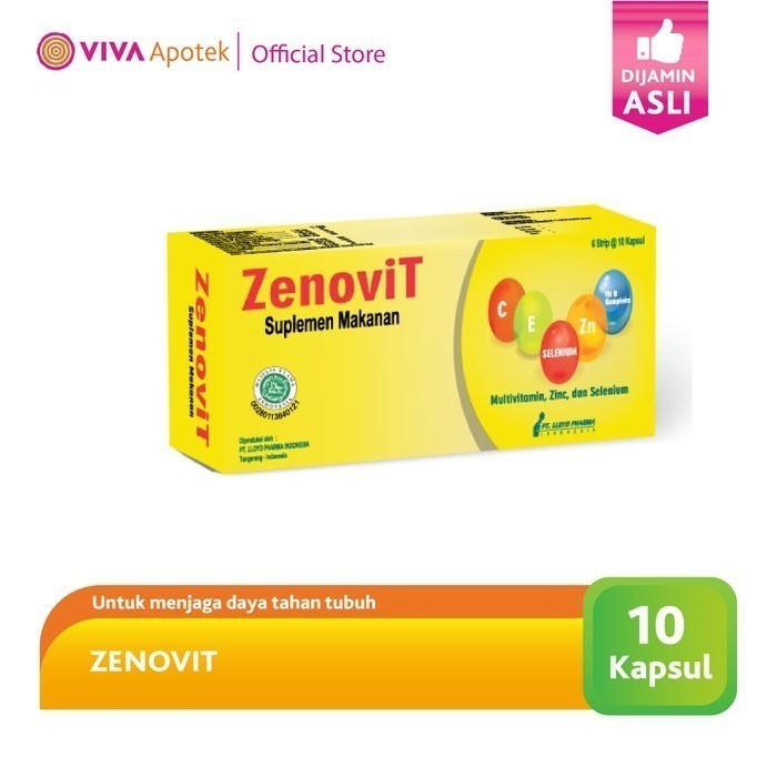 Jual Zenovit untuk Menjaga Daya Tahan Tubuh (10 Kapsul) | Shopee Indonesia