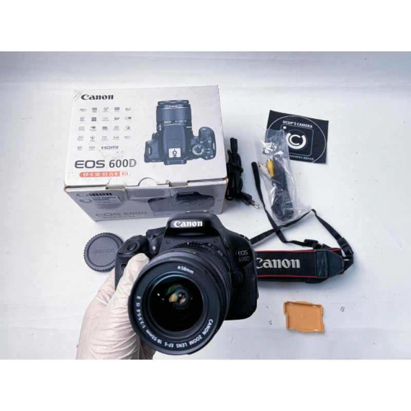 Jual Canon 600d Kit Fullset | Shopee Indonesia