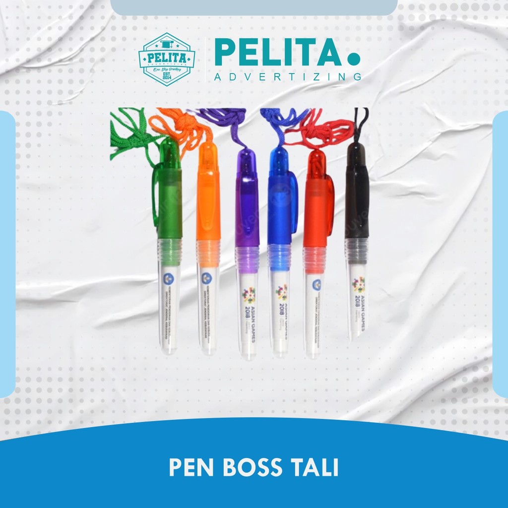 Jual Pulpen Boss Tali / Pulpen Plastik Promosi / Ballpoint Souvenir ...