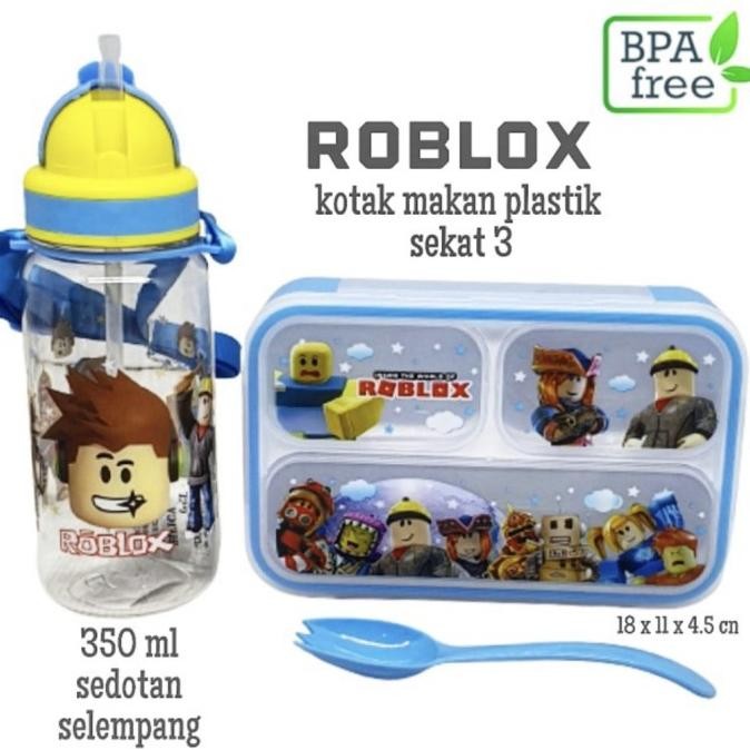 Jual NEW Set Kotak Makan Roblox dan Tempat Minum Roblox Tumbler Roblox ...