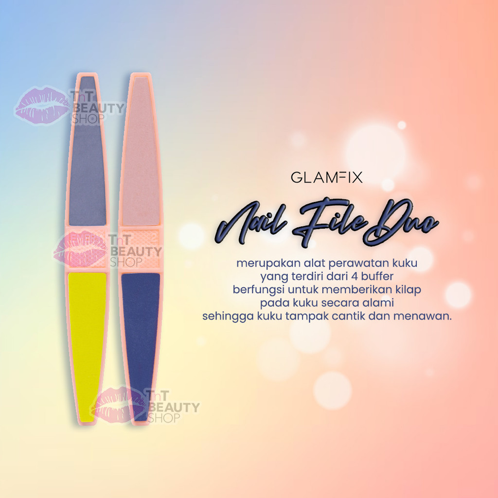 Jual GLAMFIX Nail File Duo - Alat Amplas Kikir Kuku 4 Way Buffer | GLAM ...