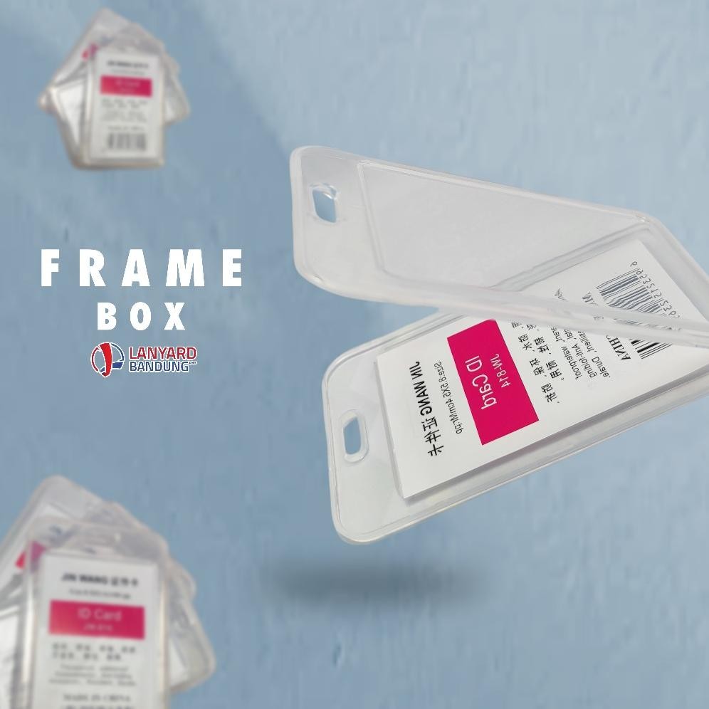Jual FRAME BOX / card holder transparan box tutup / casing idcard ...
