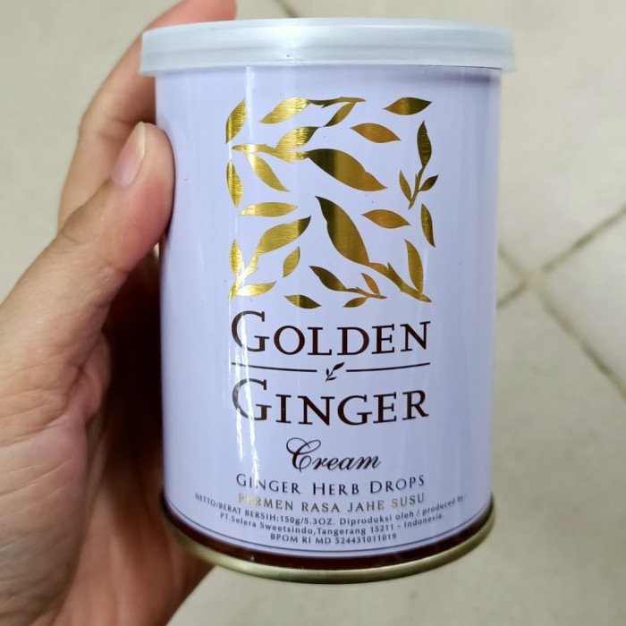 Jual Permen Golden Ginger Rasa Jahe Susu 150Gr (Permen Jahe, Candy Susu ...