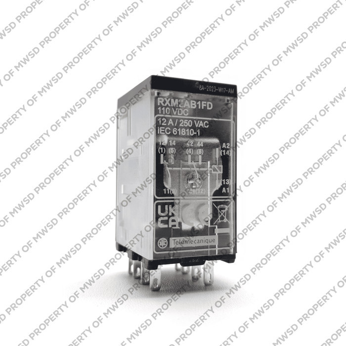 Jual SCHNEIDER RELAY PLUG IN 2CO 12A TANPA LED 110VDC RXM2AB1FD | Shopee Indonesia