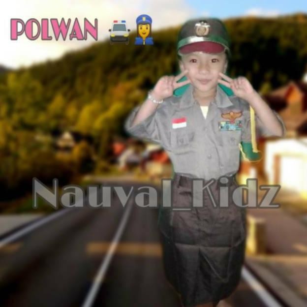 Jual Baju Profesi Polisi Anak Putri/Kostum Seragam Polwan / Polisi ...