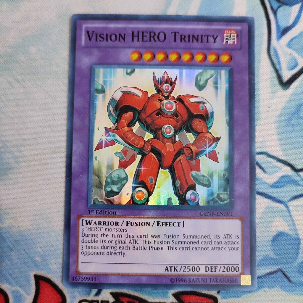 Jual yugioh vision hero trinity GENF super rare original | Shopee Indonesia