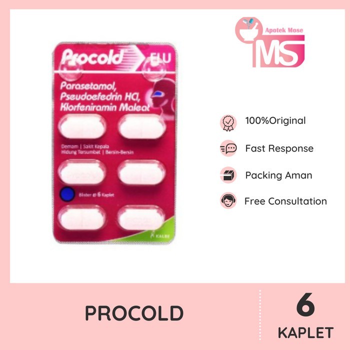 Jual PROCOLD 6 KAPLET | Shopee Indonesia