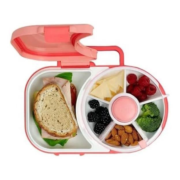 Jual TERBARU - Kotak Makan Snack box Putar 5 Sekat Mirip Dupe Gobe ...