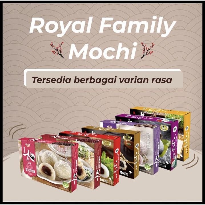 Jual Royal Family Mochi Taiwan Mochi 210G Royal Family Red Bean Mochi Match | Shopee Indonesia
