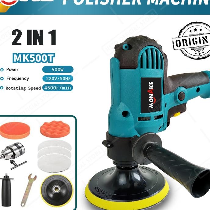 Jual Mesin Poles Mobil Polisher 5 Inch Alat Poles Cat Mobil Full Set Car Alat Disc Disk Kaca ...