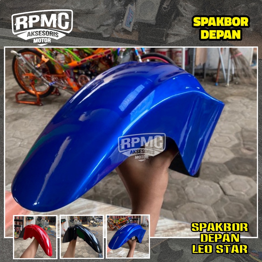 Jual SPAKBOR DEPAN LEO STAR SLEBOR DEPAN KAWASAKI LEO BAHAN GADING ...