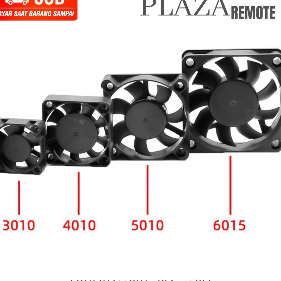 Jual Ready MINI COOLING FAN DC 3010 4010 4020 5012 6010 6015 6025 7015 ...