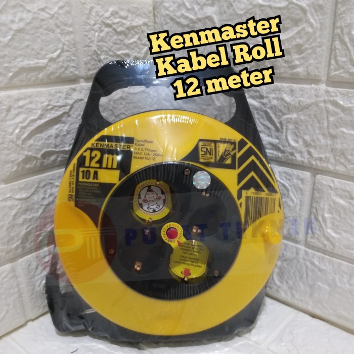 Jual KABEL ROLL KENMASTER 12 METER 4 LUBANG / KABEL ROLL KENMASTER ...