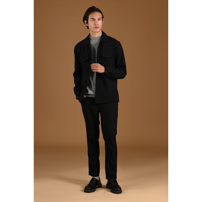Jual JAKET PREPP STUDIO FRASELA JACKET BLACK | Shopee Indonesia