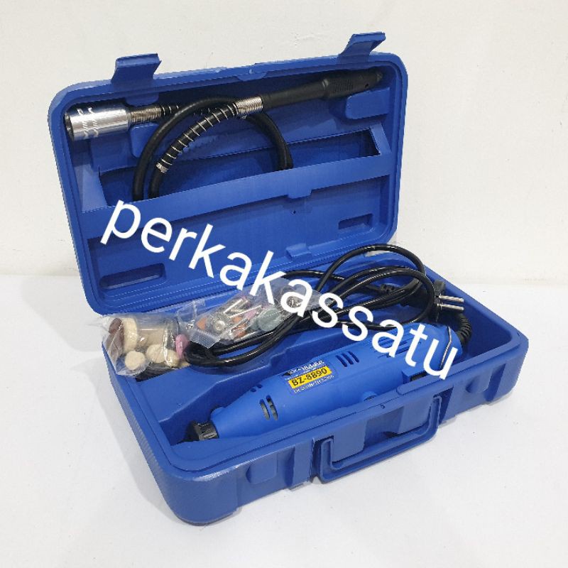 Jual MESIN MINI DIE GRINDER GERINDA BOTOL TANGAN 3MM BENZ WERKZ BZ-8890 ...