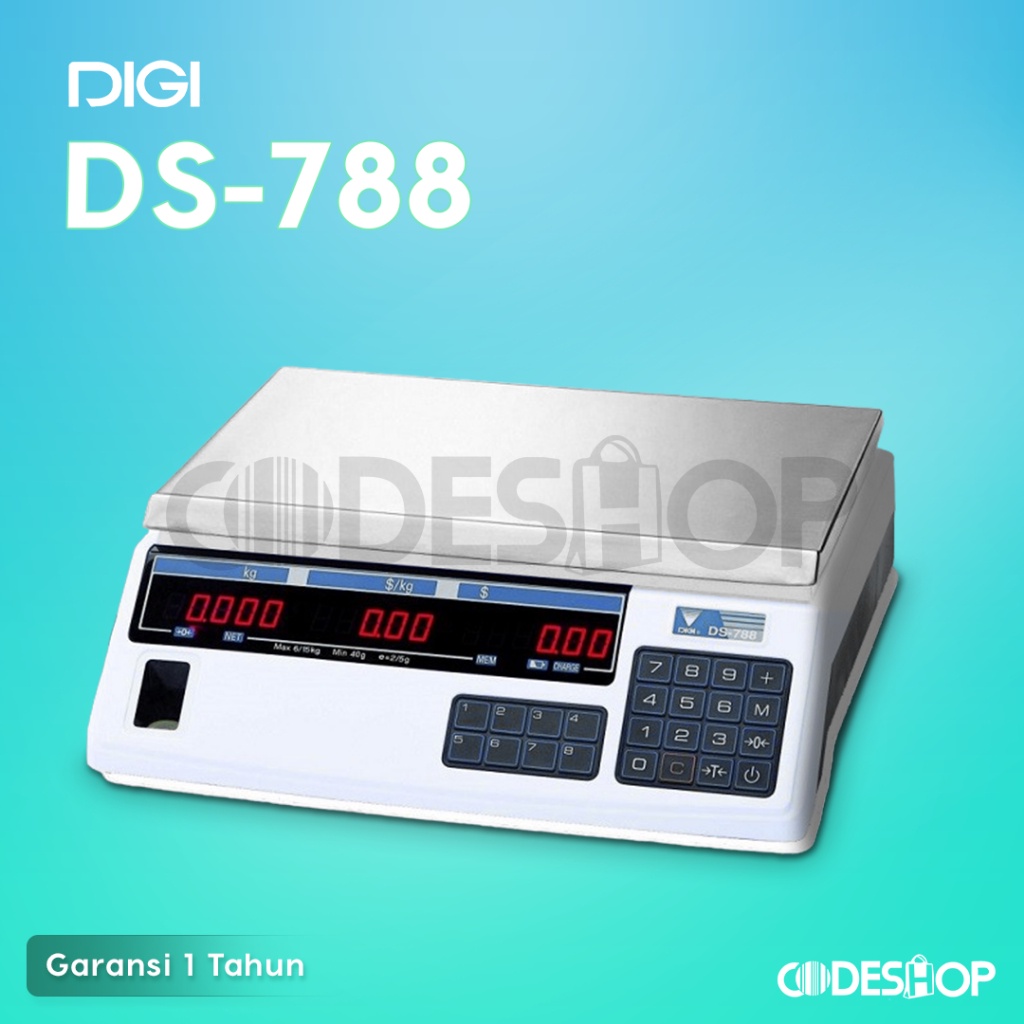 Jual Timbangan Digital DIGI DS788 / DS-788 Price Computing Scales ...