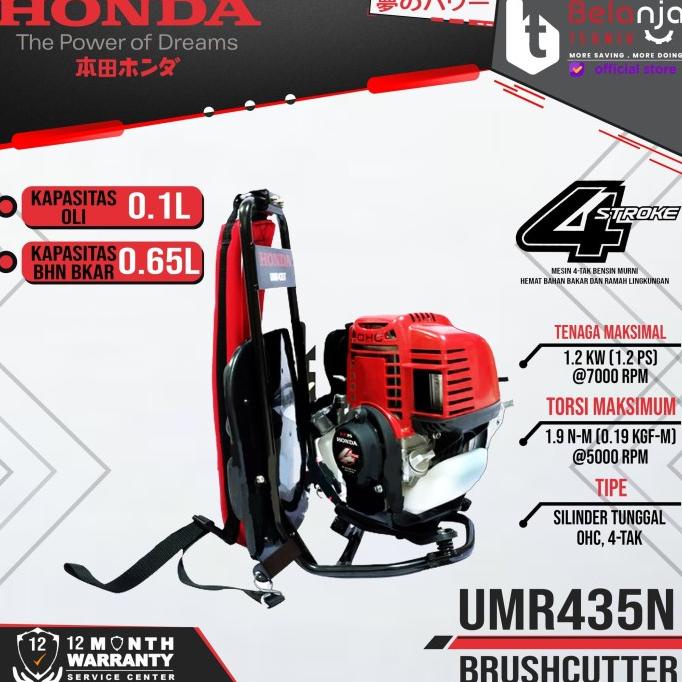 Jual Honda Mesin Potong Rumput Gendong Umr 435 N Brush Cutter Umr435N | Shopee Indonesia