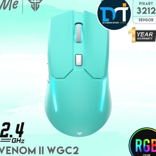 Jual Grosir!! Fantech MINT EDITION Venom II WGC2 - RGB Wireless Gaming ...