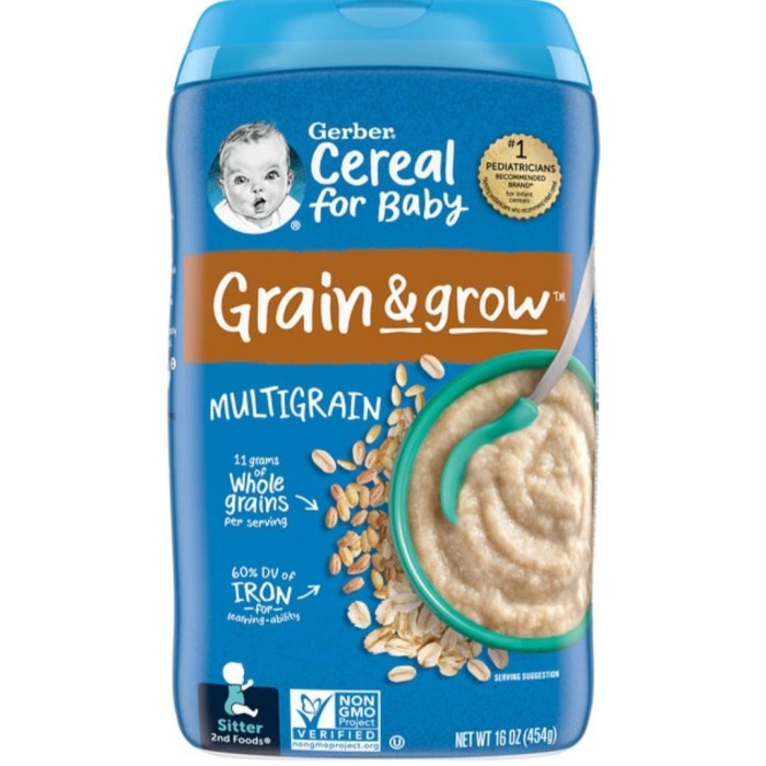 Jual Product- Gerber Grain & Multigrain Grow Whole 454 Gr | Shopee ...