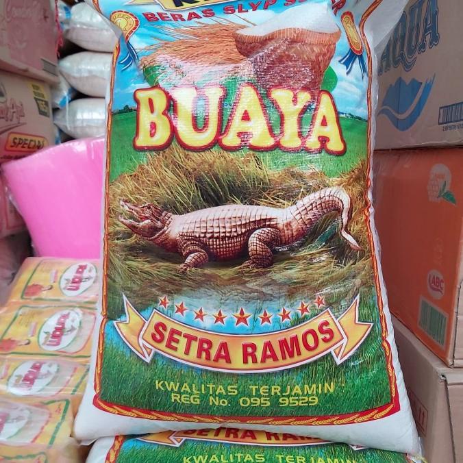 Jual Beras Cap Buaya Setra Ramos 19kg (GOJEK ONLY) | Shopee Indonesia