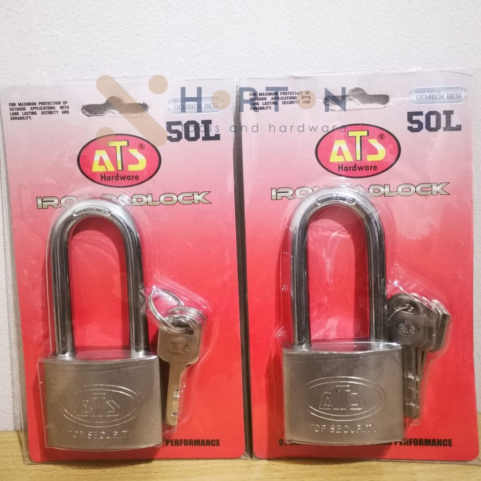 Jual vgjr -91 GEMBOK ATS 50MM LEHER PANJANG TIJ | Shopee Indonesia