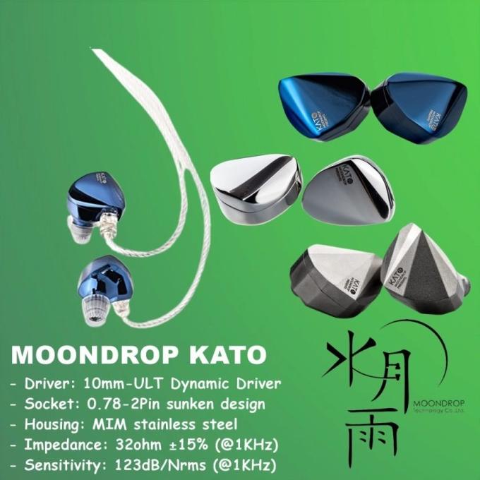 Jual Moondrop Moon Drop Kato DLC Dynamic In-Ear Monitor Earphone ...
