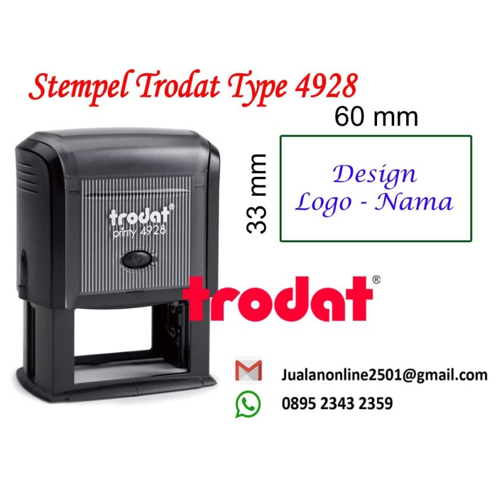 Jual Bestseller Stempel Trodat Type 4928 | Shopee Indonesia