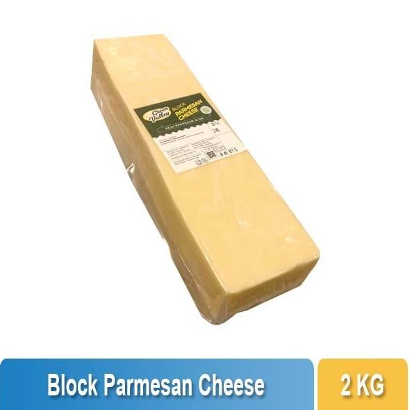 Jual GREEN VALLEY - Block Parmesan Cheese 2Kg / Keju Parmesan | Shopee ...