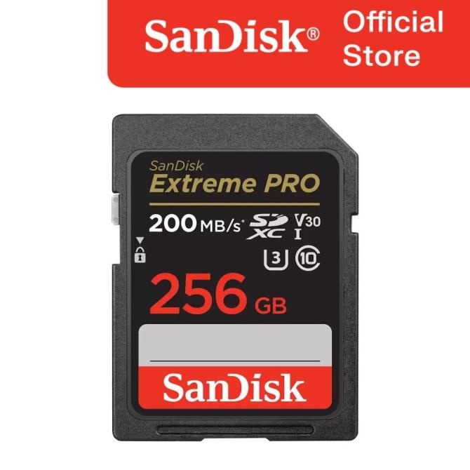 Jual SanDisk Extreme Pro SDXC UHS-I Card 256GB 200MB/s | Shopee Indonesia