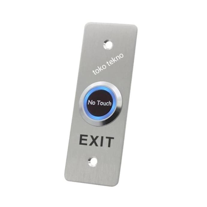 Jual Metal Exit Button With IR Sensor | Exit Button Metal No Touch ...