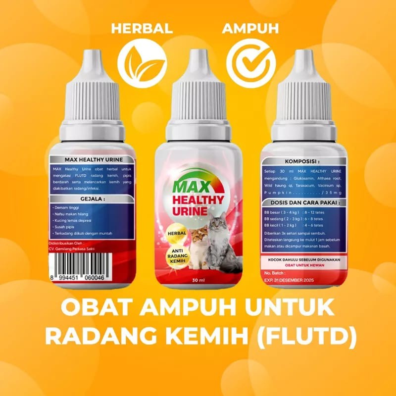Jual MAX HEALTHY URINE CAT 30 Ml | Shopee Indonesia