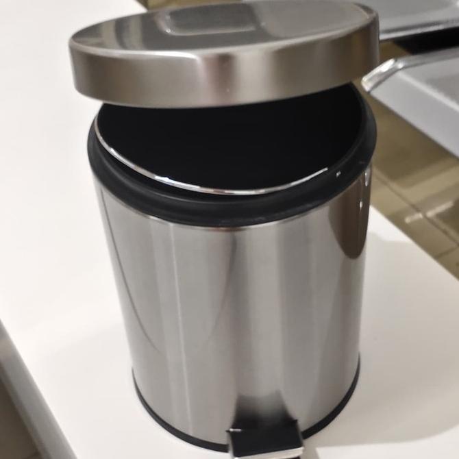 Jual 12 Liter Informa Tempat Sampah Stainless Pedal Bin Tong Injak 12L | Shopee Indonesia