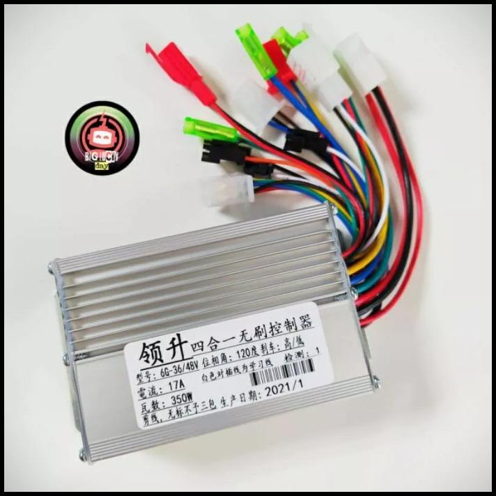 Jual Controller sepeda listrik 36v 48v 350w bldc brushless kontroler ...