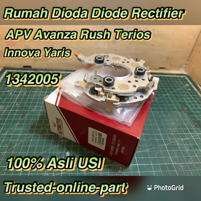 Jual Rectifier Silikon Alternator Diode Avanza Apv Innova Yaris Vios ...