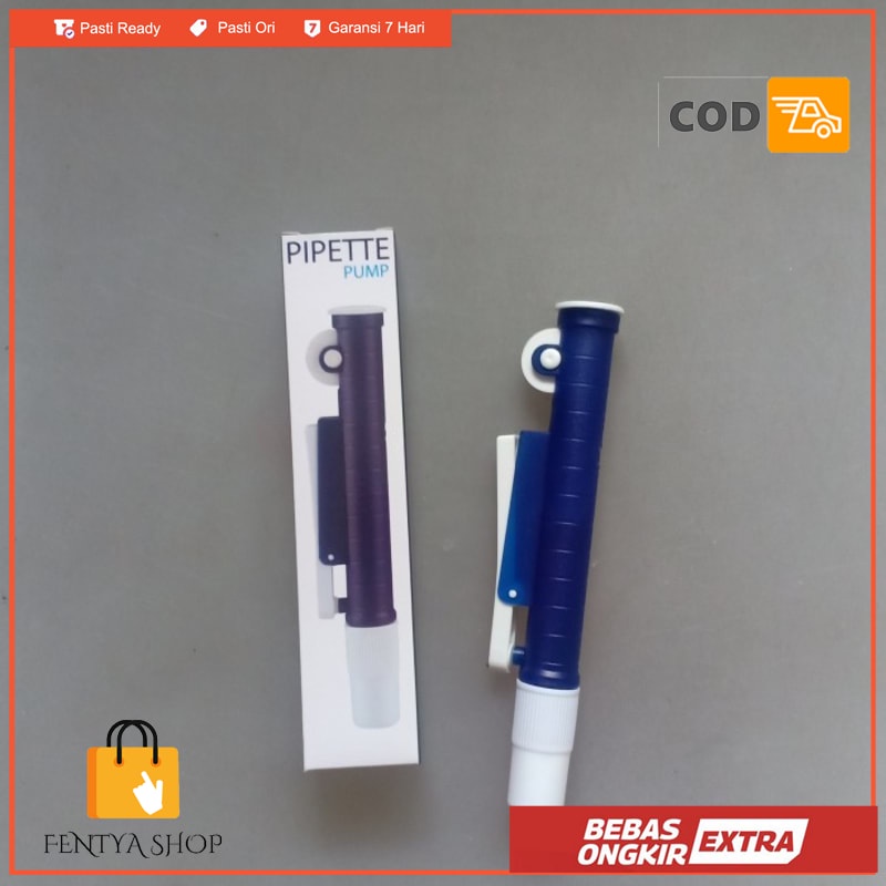 Jual Pipet pump/ pompa pipet/ pipet filler biru untuk pipet 0 2 mL ...
