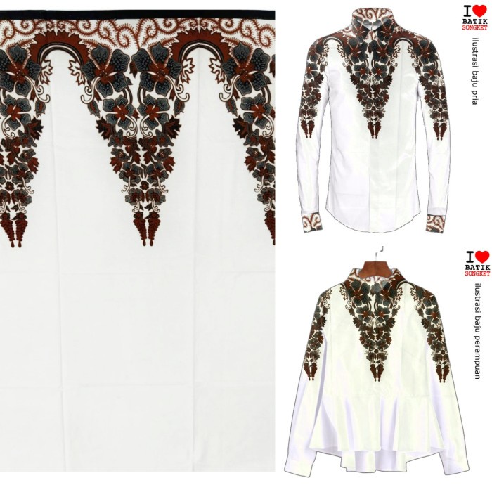 Jual Katun Iwan Tirta Print Kombinasi Motif 23 Batik Harimau Macan