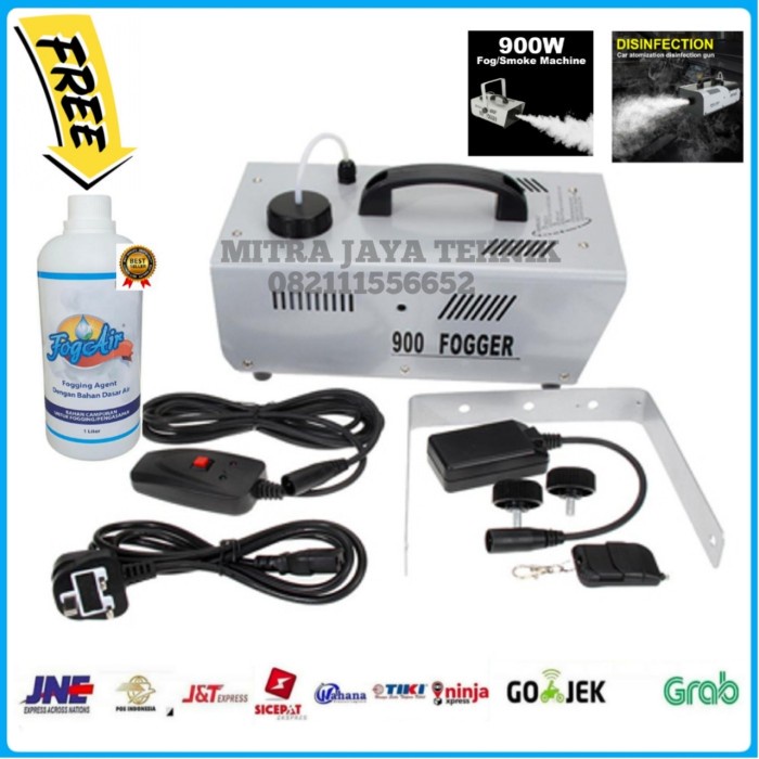 Jual Mesin Fogging Asap 900Watt + Cairan 1Liter Foging Fogger Smoke ...
