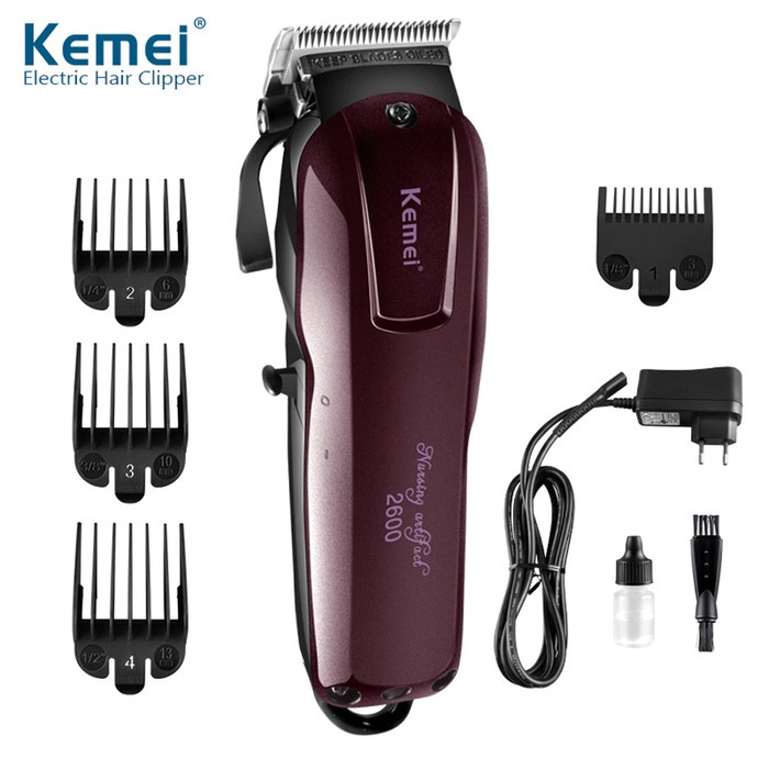 Jual KEMEI KM-2600 Professional Rechargeable Electric Hair Clipper Cordless | Shopee Indonesia