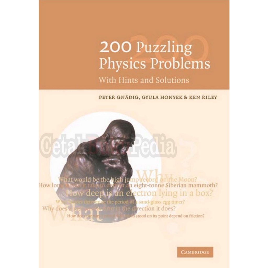 Jual 200 Puzzling Physics Problems With Hints Solutions | Shopee Indonesia