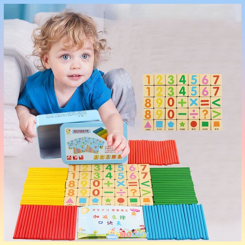 Jual Moony Intelligence stick Puzzle stik matematika puzzle magnet ...