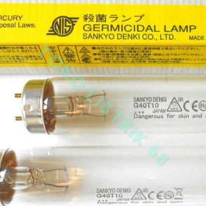 Jual Sankyo Denki Lampu Uvc Kuman 40 Watt T8 (Uv Germicidal) Made In ...