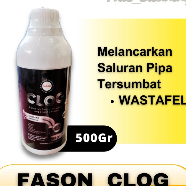 Jual Banyak Peminat Anti Sumbat Wc Pipa Wastafel Fason Clog 500gr ...